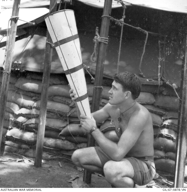 Vietnam. 1967-10. Private Anthony Littlejohn of Launceston, Tas ...