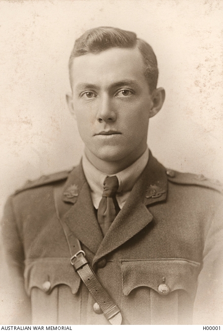 Studio portrait of Lieutenant William Henry Parker, 41st Battalion AIF ...