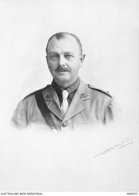 Portrait of Major Lewis Clayton Timperley of the 10th Australian Light ...