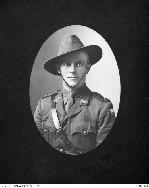 SIGNED STUDIO PORTRAIT OF LIEUTENANT MERVYN RICHARD GLOZIER, 12TH ...