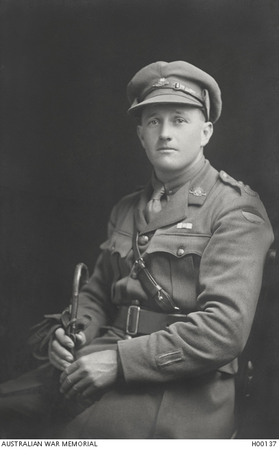 Studio portrait of Colin Hope Butler MC and Bar 41st Battalion of ...