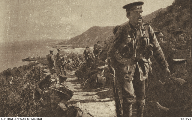 Soldiers on the way to the front line. | Australian War Memorial