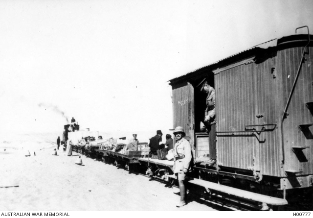 A train inspection being carried out by the Assistant Firector of ...