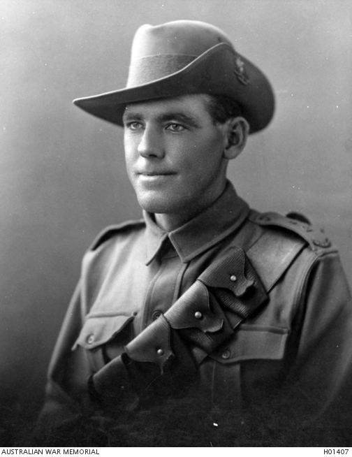 Studio portrait of 756 Trooper William Darcy Rockford McLaurin 3rd Light Horse Regiment of ...