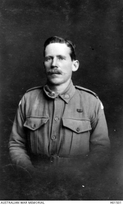 Studio portrait of 82 Trooper David Jones, 1 Australian Remount Unit of ...