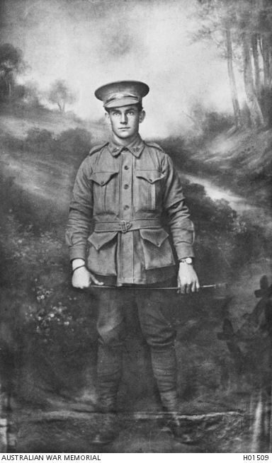 Studio portrait of 3351 Private Andrew Aaron Griffiths, 2nd Pioneer ...