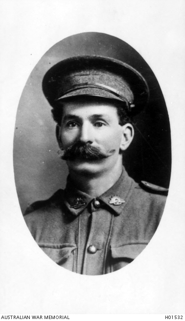 Studio portrait of 10331 Driver Alfred Thomas McCurry, 5th Army Service ...