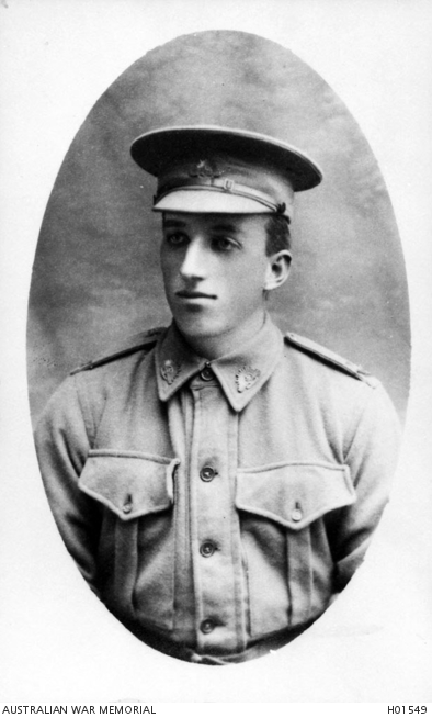 Portrait of 3159 Private (Pte) Benjamin Alfred Lait, 21st Battalion ...