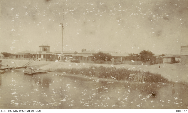 Station on the Suez Canal. | Australian War Memorial
