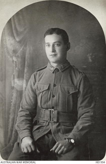 Studio portrait of an unknown Australian soldier. | Australian War Memorial