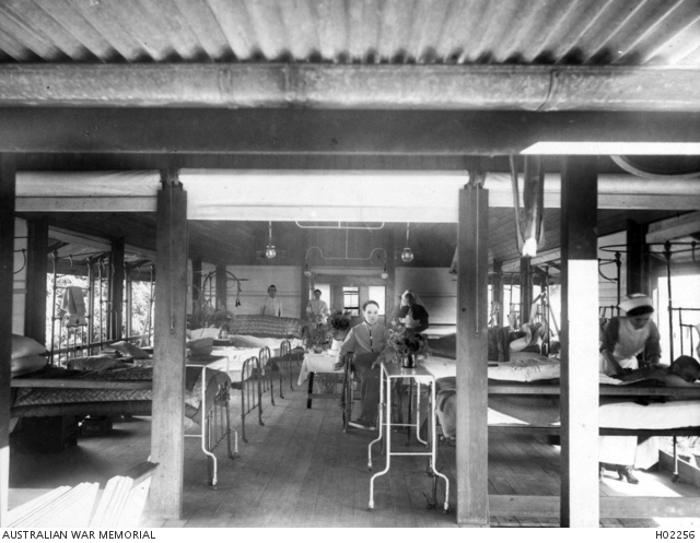 BRISBANE, QUEENSLAND. C. 1918. INTERIOR VIEW OF NO 2 WARD ROSEMOUNT ...