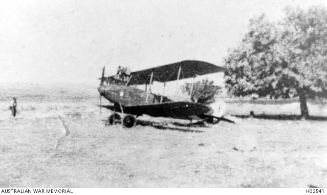 GERMAN DFW CV RECONNAISSANCE AIRCRAFT CAPTURED BY 10TH AUSTRALIAN LIGHT ...