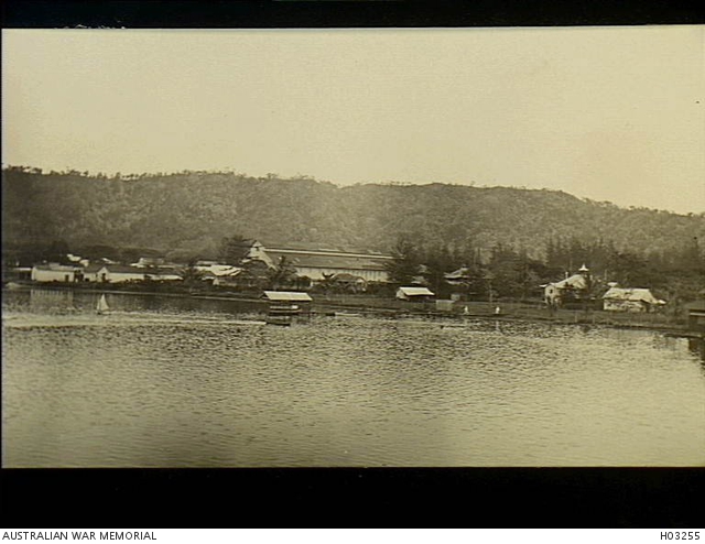 Rabaul, New Britain. c. 1915. A section of the Rabaul waterfront. The ...