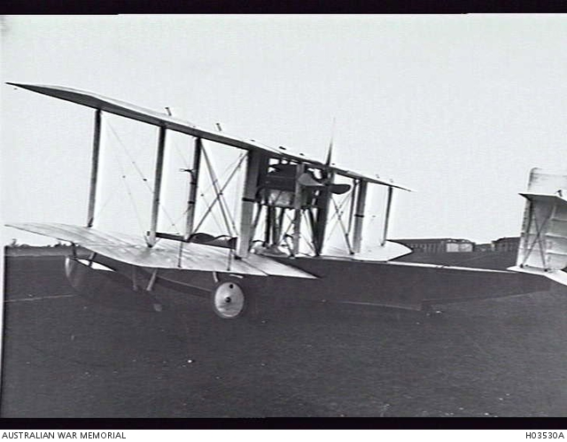 A port side view of the Vickers Viking amphibian aircraft in which ...
