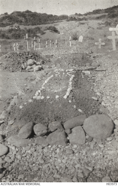 Cemetery at Gallipoli. | Australian War Memorial