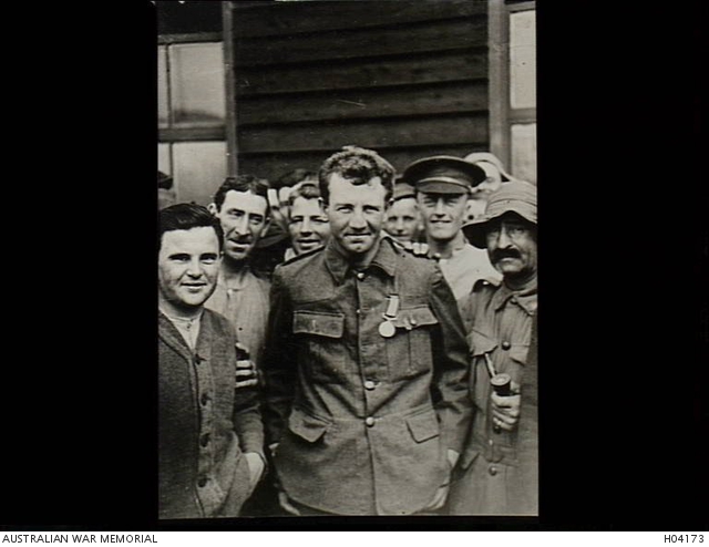 Plymouth, England. 1918-07. A group of survivors from the sunken ...