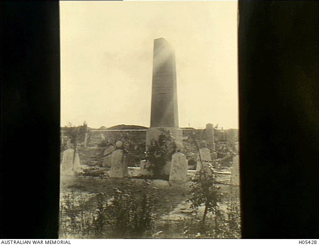 Bodo, Norway. 1915. A monument in the local churchyard to the memory of ...
