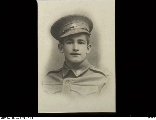 Portrait of 3779 Private (Pte) John Rolston Beattie, shop assistant of ...