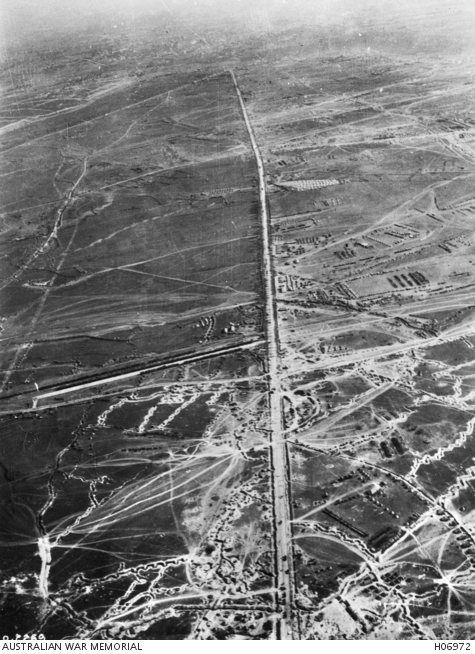 Vimy Ridge, France. c. 1917. A section of the ridge as seen from the ...