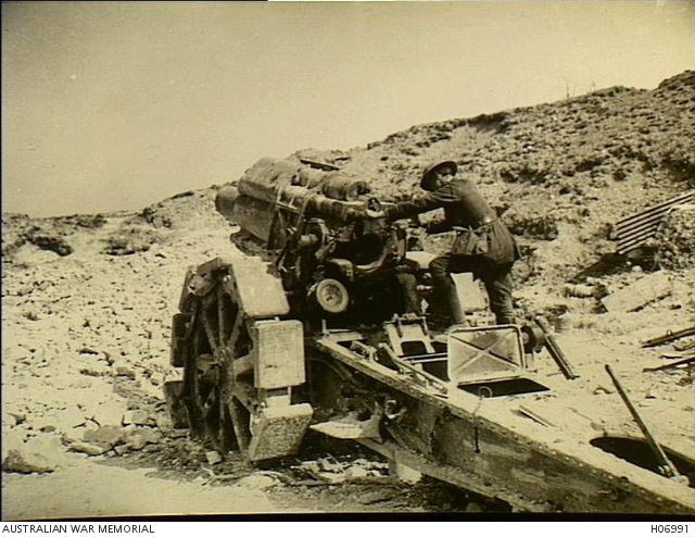 Vimy Ridge, France. c. 1917. A Canadian Army officer examining a German ...