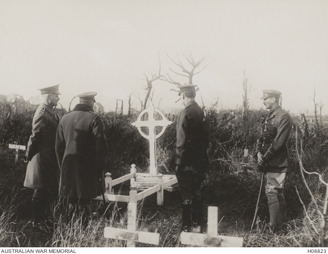 Ypres, Belgium. 1918-12. King George V visiting from England ...
