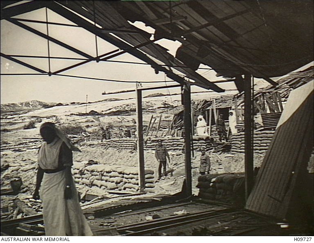 Etaples, France. c. 1918. Damage to a Red Cross hospital resulting from ...
