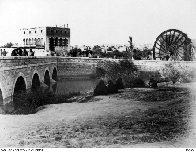 A bridge over the Orontes River. (Donor British Official Photograph ...
