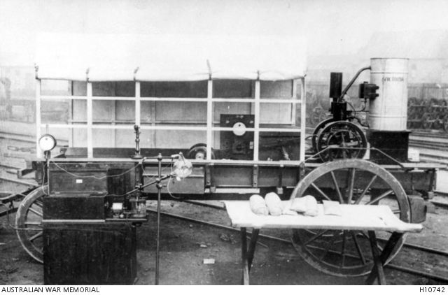 South West Africa. c. 1916. An army portable X Ray outfit. (Donor ...