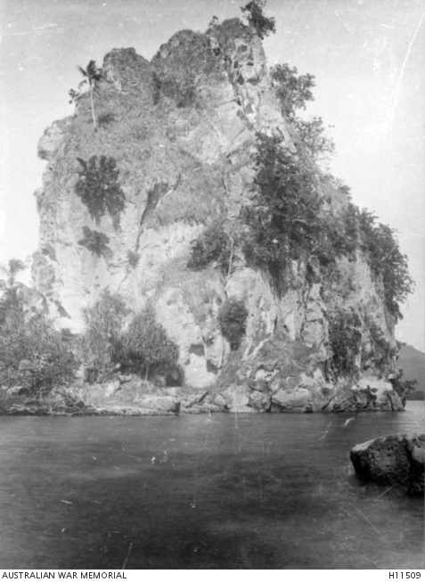 Rabaul, New Britain. c. 1915. Beehive Rocks in the harbour ...