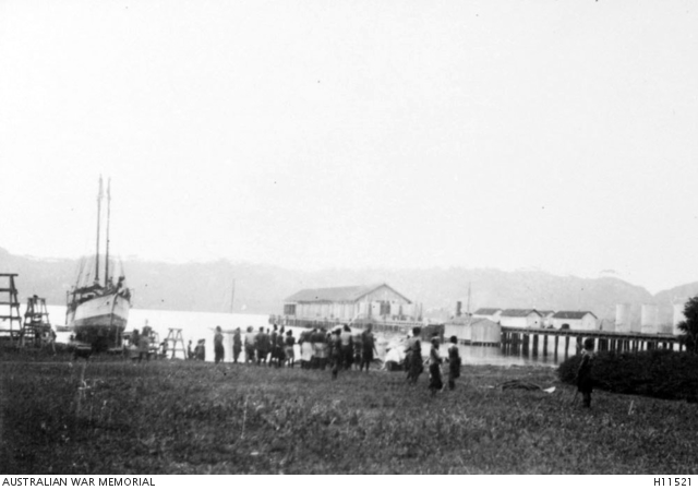 Rabaul, New Britain. 1910. The waterfront shortly after the erection of ...