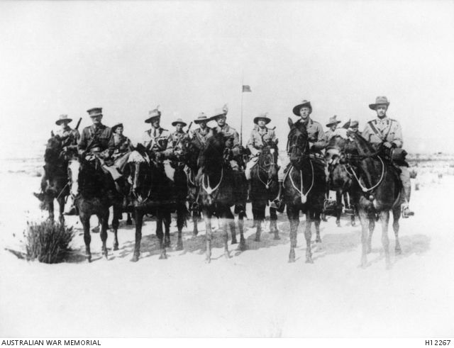 Members of a Mounted Division of the Australian Army Light Horse ...