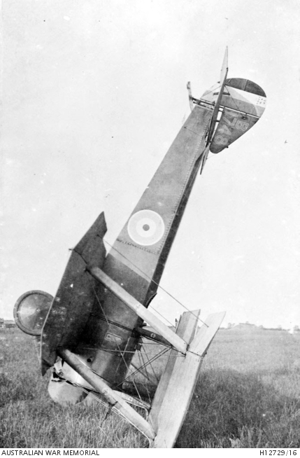 STARBOARD VIEW SOPWITH PUP SERIAL B1748 ON NOSE. (SEE H12729/18 ...