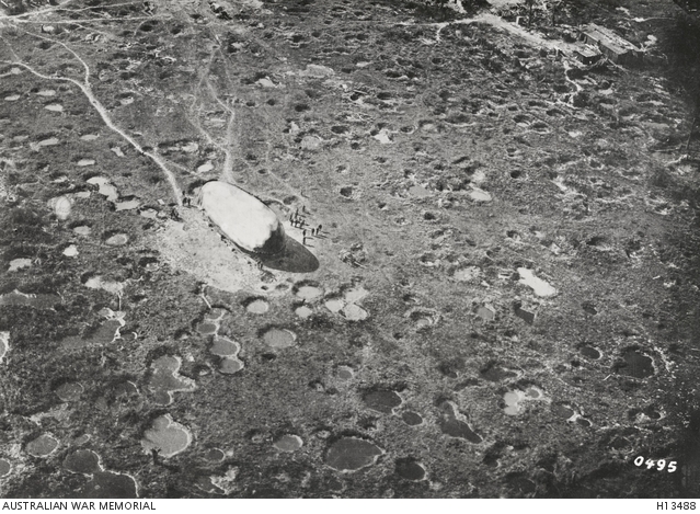 Wytschaete, Belgium. c. 1917. A photograph taken from a German ...