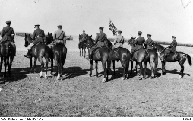 Tel el Kebir, Egypt. c. 1916. A rear view of General Sir Archibald ...