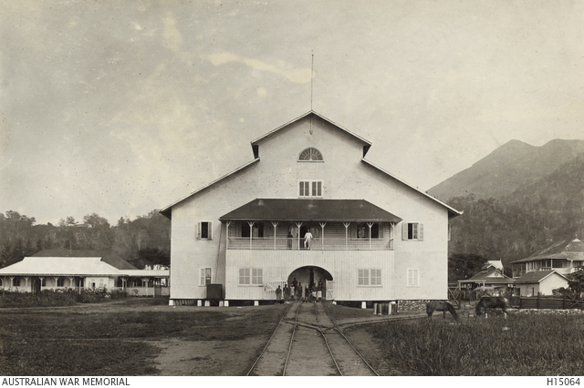 Rabaul, New Britain. The New Guinea Company's store close to the ...
