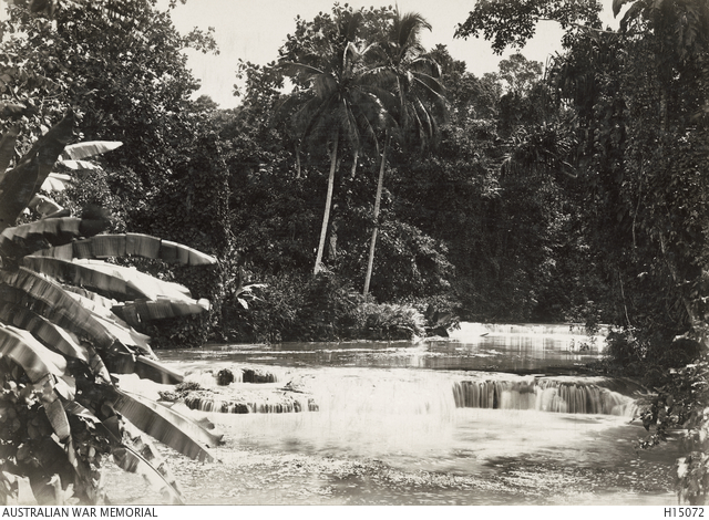 Namatanai, New Ireland. The river at Sohun which is near the town. The ...