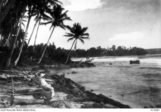 New Ireland. A coastal scene near Namatanai. (Donor A.Bazley ...
