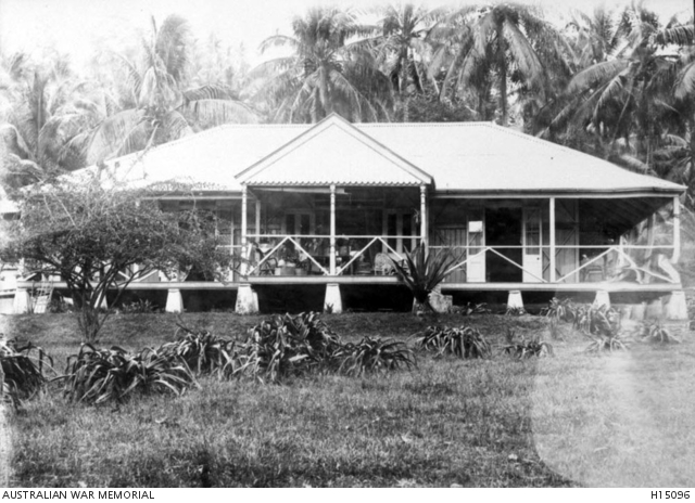 Raluana, New Britain. The Methodist Mission House which was the first ...