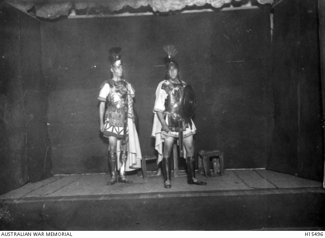 Newbrandenburg, Germany. The quarrel scene (Act 4 Scene 3) from Julius ...