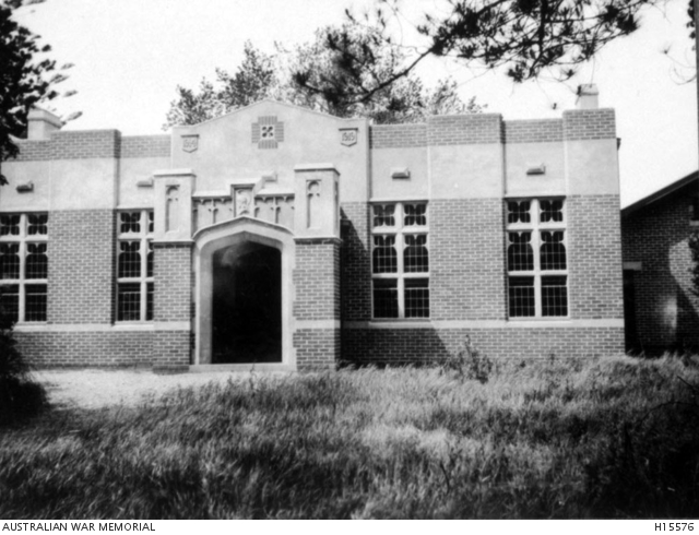 Essendon, Victoria. 1920. A building erected and dedicated to the ...