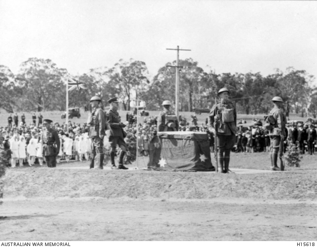 His Excellency the Governor General, Lord Stonehaven, preparing to ...