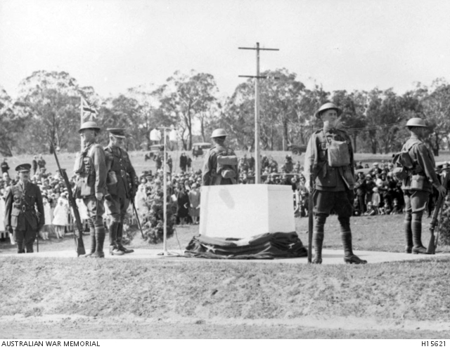 Lord Stonehaven, the Governor General, as Commander-in-Chief of ...