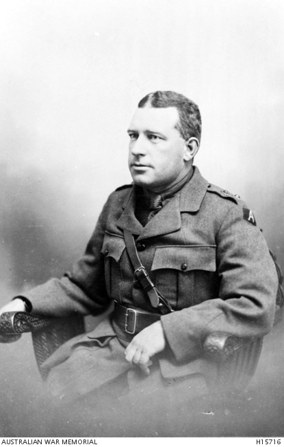 Portrait of Captain Keith Irvine Gill MC of the 21st Australian Machine ...