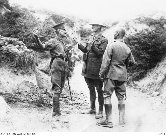 Gallipoli Peninsula, Turkey. 1915. Generals Sir Harry Chauvel, Sir ...