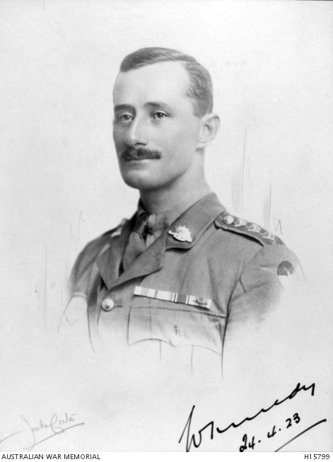 Studio portrait of Captain W. Kennedy MC of the 12th Battalion, AIF ...