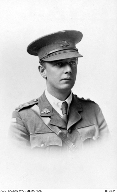 Studio portrait of Lieutenant (Lt) Osmund Joseph Roper, 12th Battalion ...