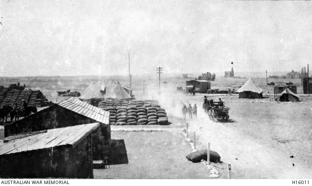 Heliopolis, Egypt. 28 July 1915. A section of the AIF camp, as seen ...