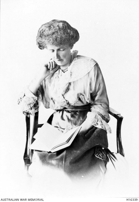 Portrait of Lady Strickland who was the wife of Sir Gerald Strickland ...