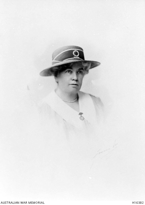 Portrait of Miss Edith Walker CBE who was a member of the Red Cross ...