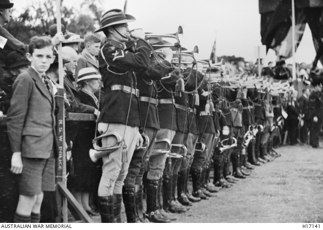 Calvary Trumpeters/Buglers sound 'The 2nd Post Watch Setting' at a ...